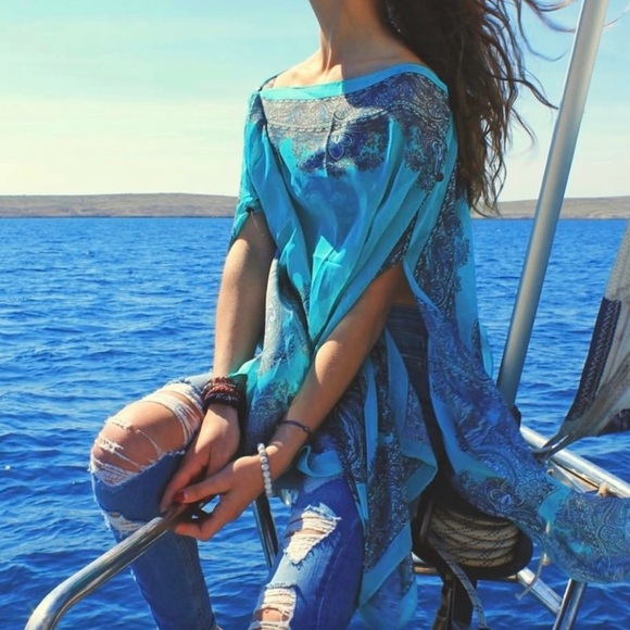 Swim | Bohemian Beach Coverup Sun Veil | Poshmark
